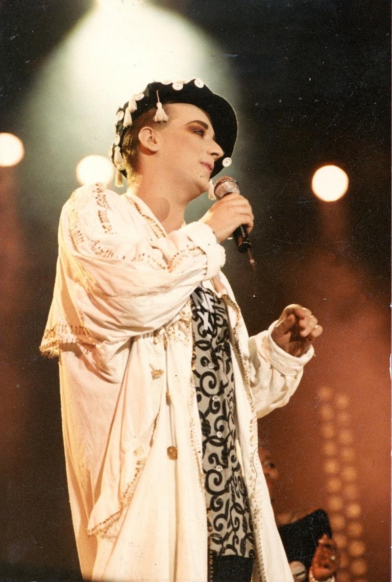 Unknown - Four Portraits of Boy George - Vintage Color Photos - 1990 ...
