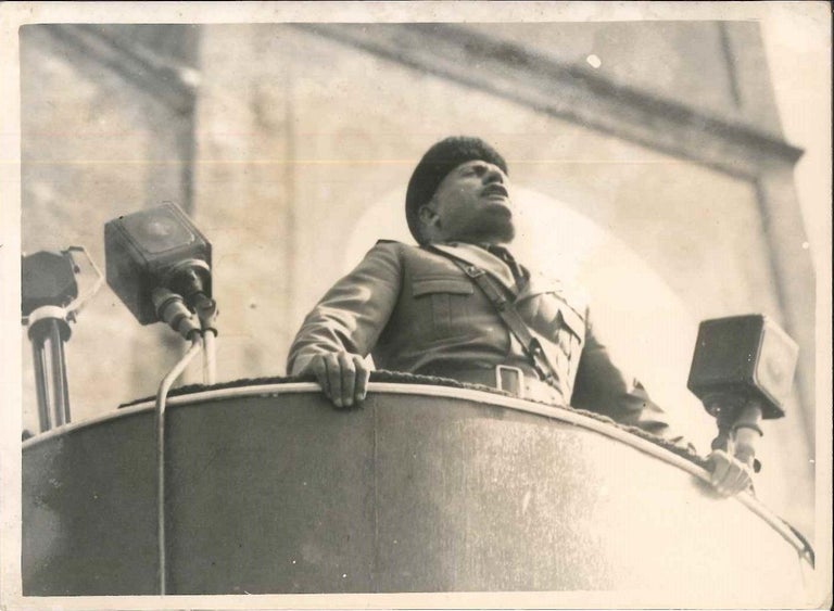 Unknown - From the Podium Mussolini Speaks - Vintage Photo - 1920s For ...
