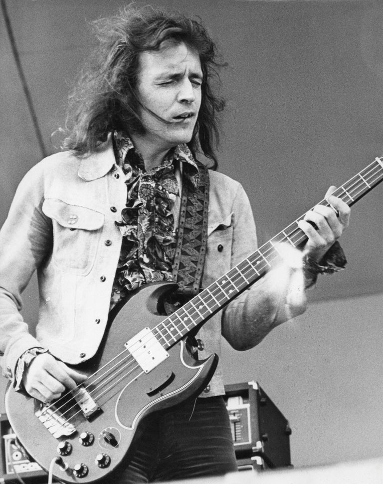 Unknown - Jack Bruce of Cream Playing Guitar Vintage Original ...