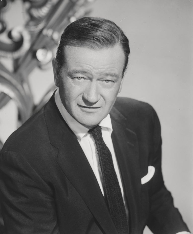 Unknown - John Wayne in the Studio Fine Art Print For Sale at 1stDibs