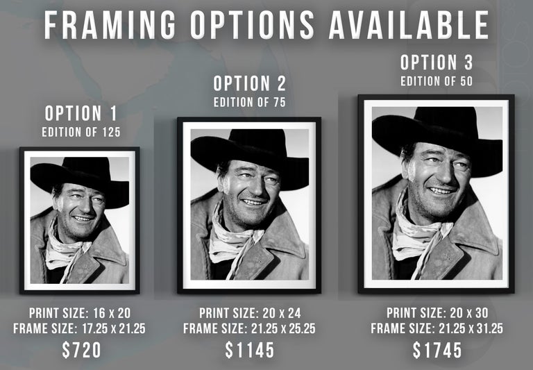 Unknown - John Wayne Smiling in "The Searchers" Globe Photos Fine Art ...