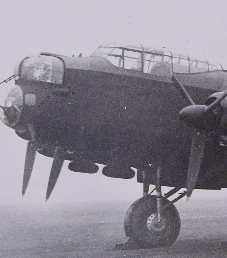 Unknown - Lancaster Bomber Lily Mars 1943 original silver gelatin ...