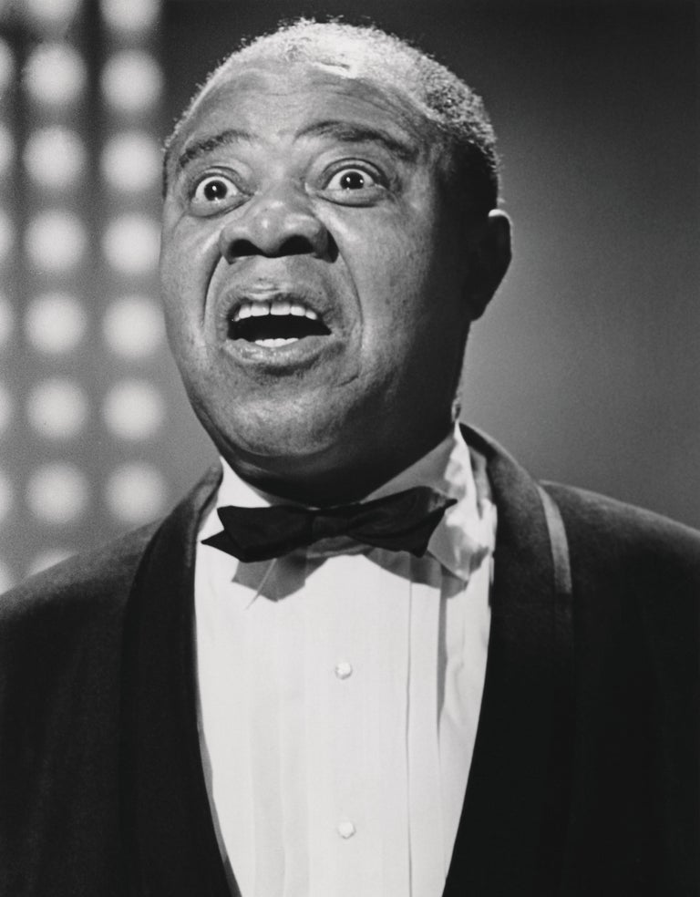 Unknown - Louis Armstrong: Candid and Wide Eyed Fine Art Print For Sale ...