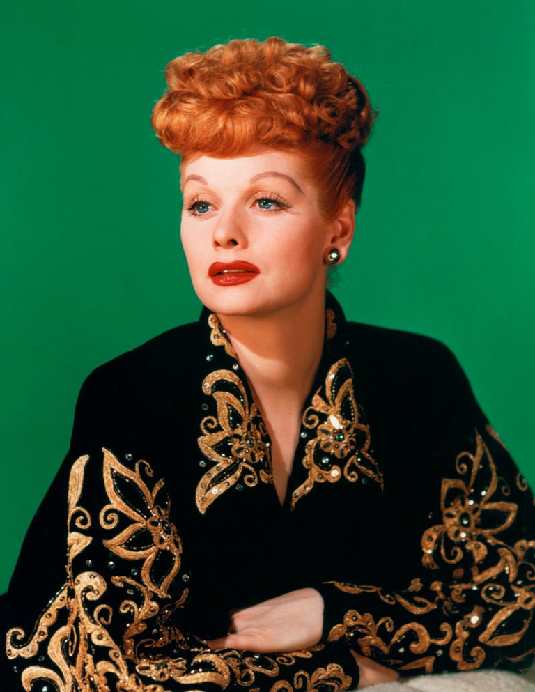 Lucille Ball As A Model In Color