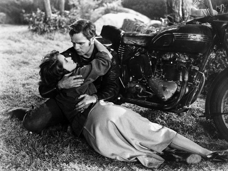 Unknown - Marlon Brando and Mary Murphy in The Wild One 24" x 20 ...