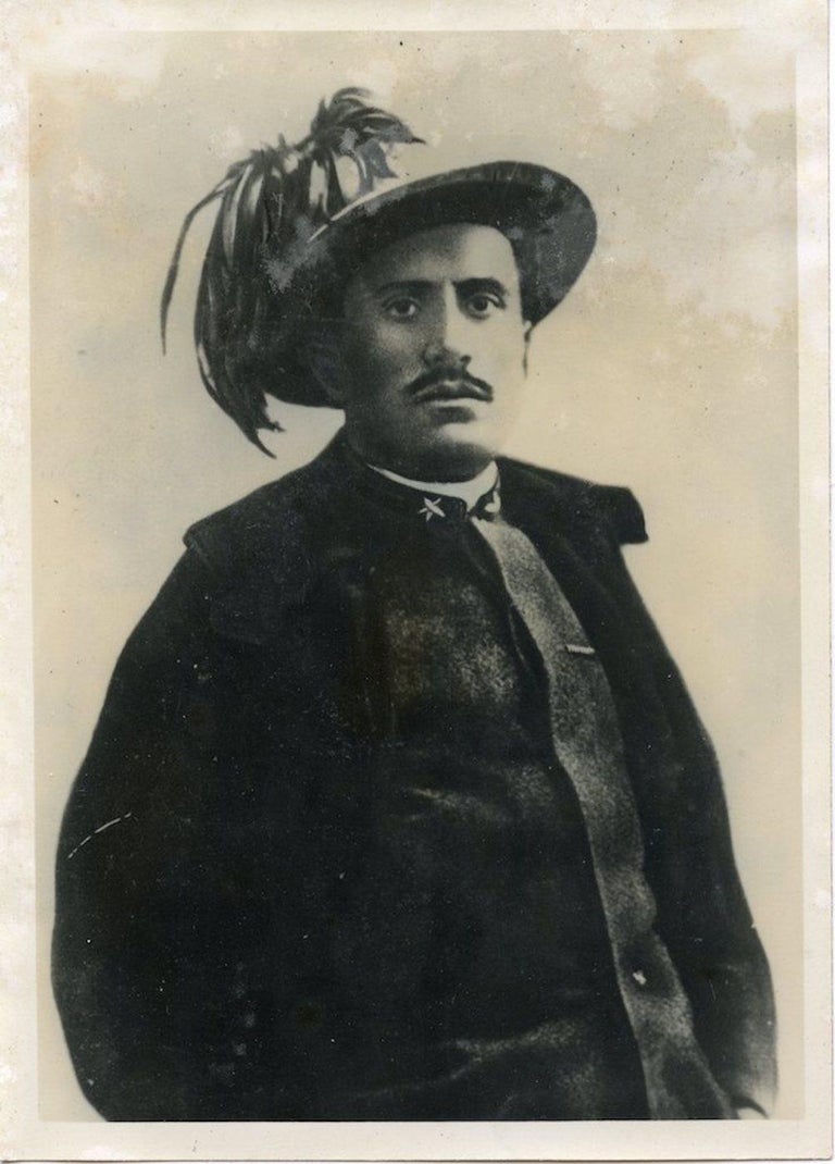 Unknown - Mussolini In Uniform Of Army - Photographie vintage de 1937 ...