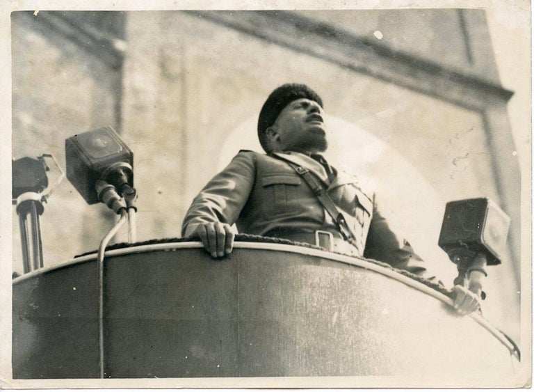 Unknown - Mussolini's Speech - Vintage Photo - 1934 For Sale at 1stDibs ...