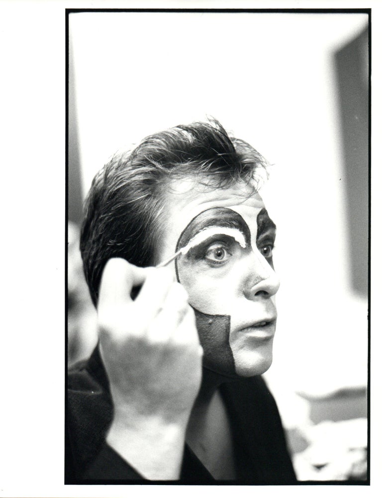 Unknown - Peter Gabriel Painting His Face in Mirror Vintage Original ...