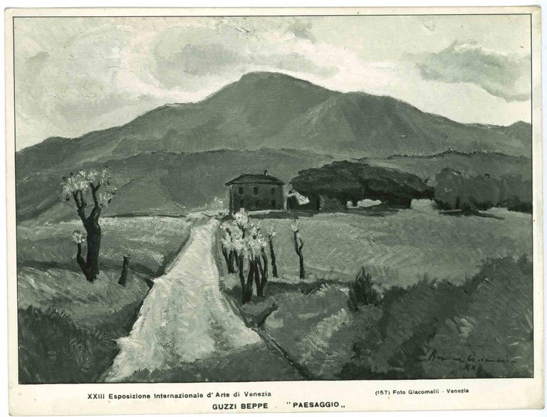 Unknown - Photograph of a Painting by Beppe Guzzi - mid 20th Century ...