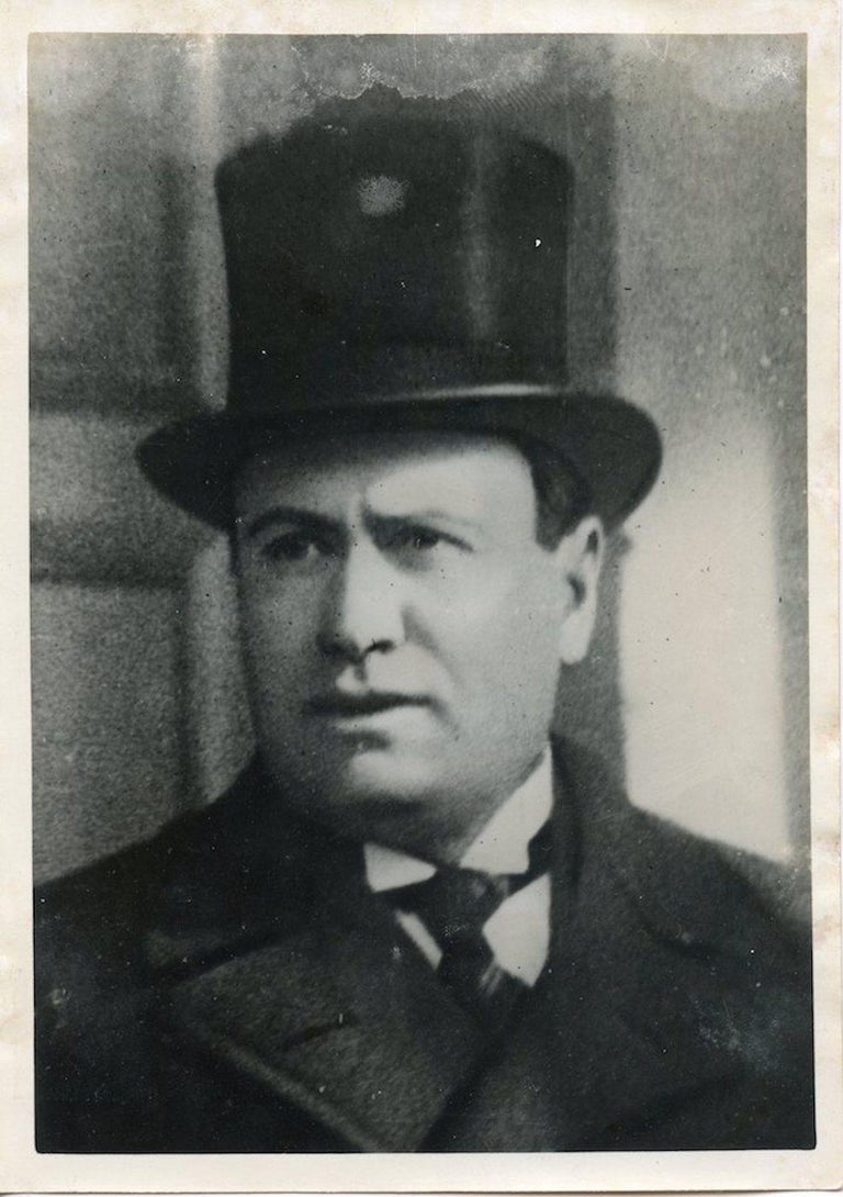 Unknown - Portrait of Benito Mussolini - Vintage Photograph 1934 For ...