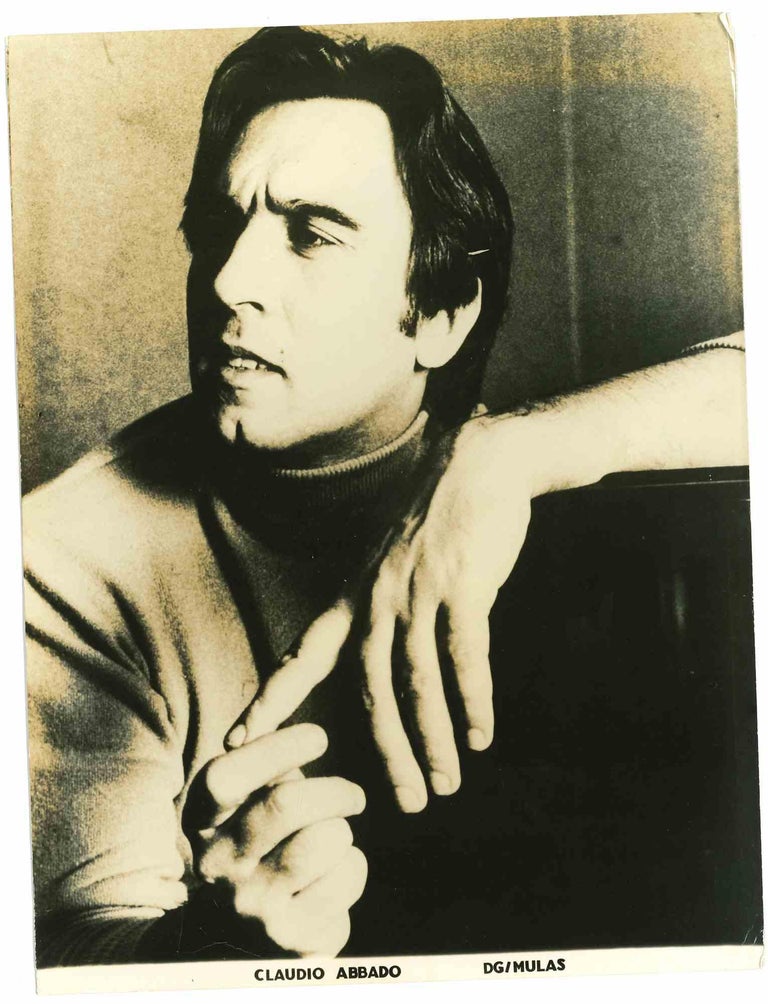 Unknown - Portrait of Claudio Abbado - Vintage Photograph - 1970s For ...