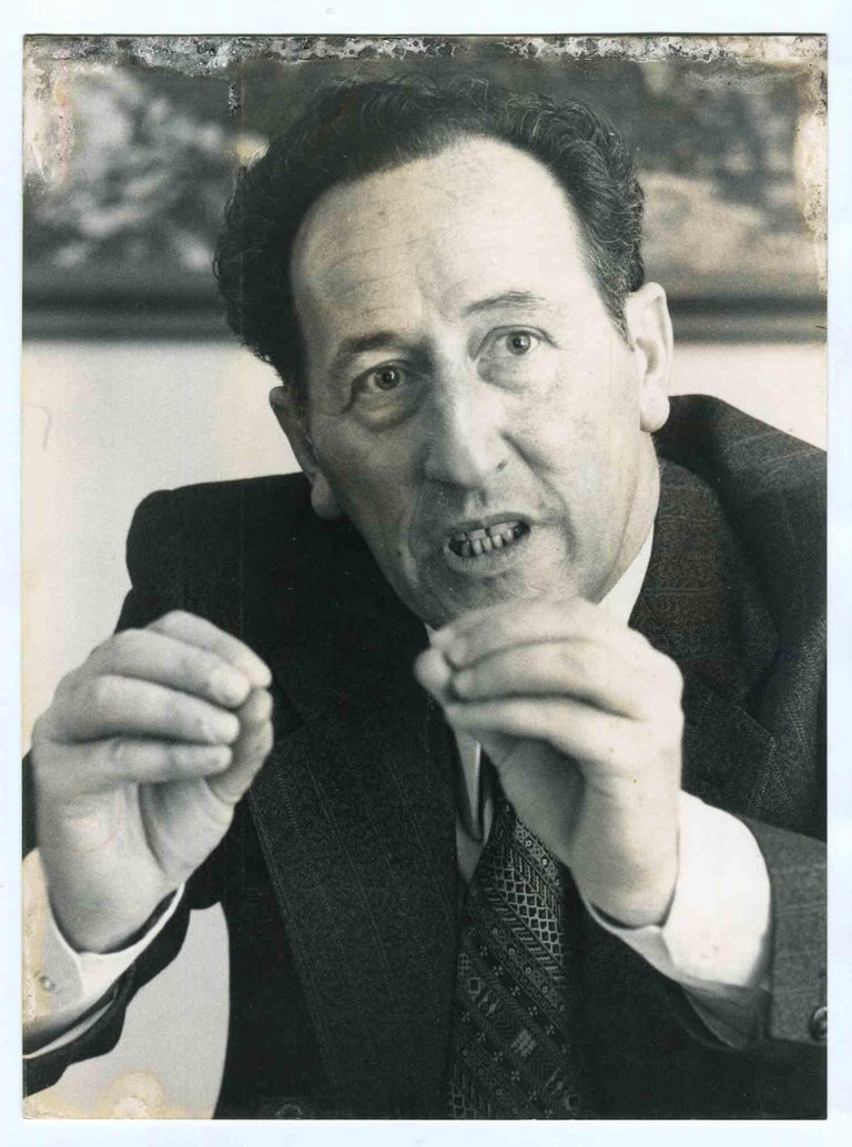 Unknown – Porträt von Ignazio Salemi – Vintage-Fotografie – 1977 im ...