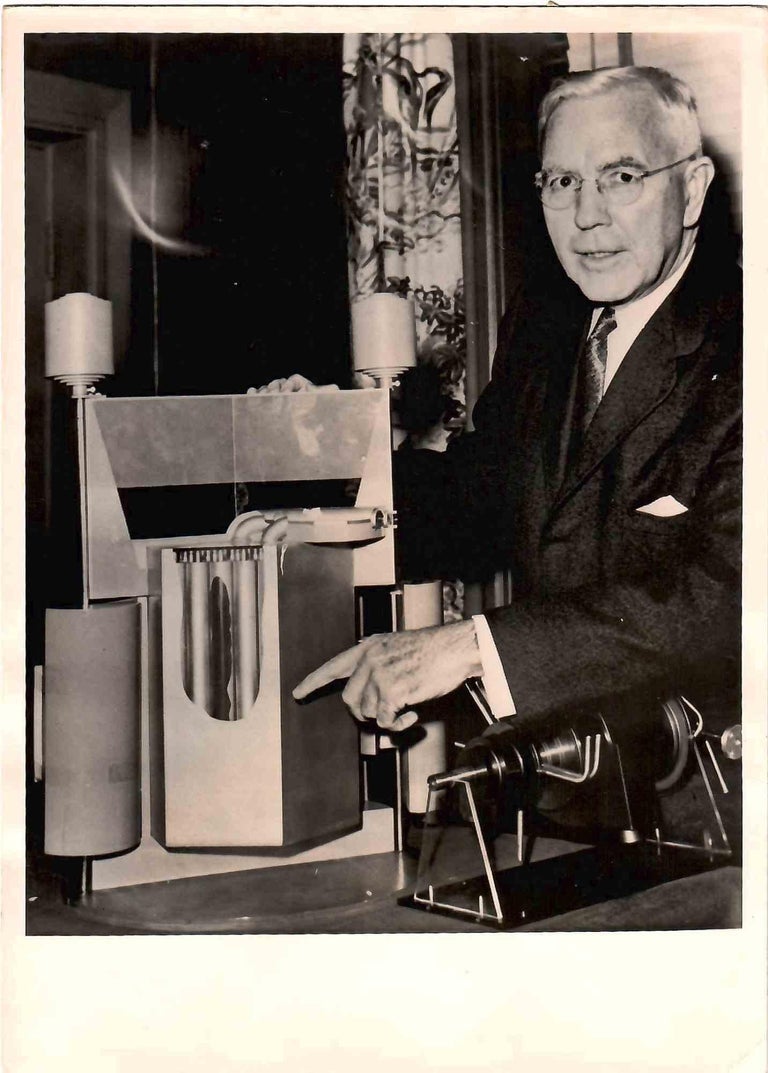 Unknown - Portrait of John McCone - Vintage B/W photo - 1958 For Sale ...