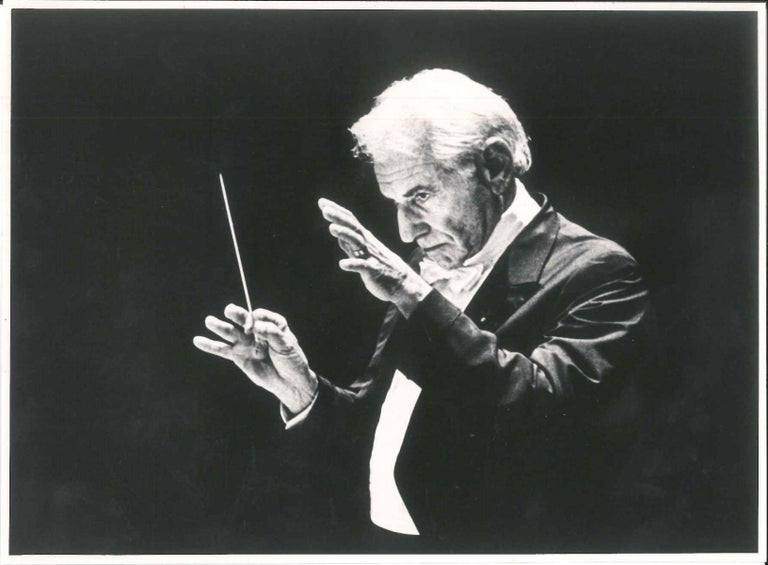 Unknown - Portrait of Leonard Bernstein - Original B/W Photograph ...