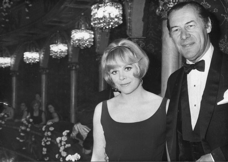 Unknown - Portrait of Rex Harrison - Vintage b/w Photograph - 1960s For ...