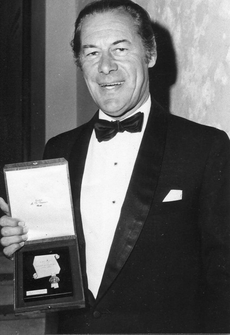 Unknown - Portrait of Rex Harrison - Vintage b/w Photograph - 1965 For ...