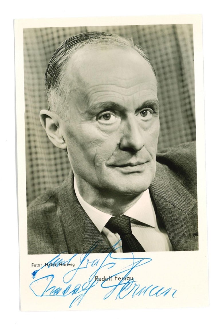 Unknown - Portrait of Rudolf Fernau - 1960s For Sale at 1stDibs