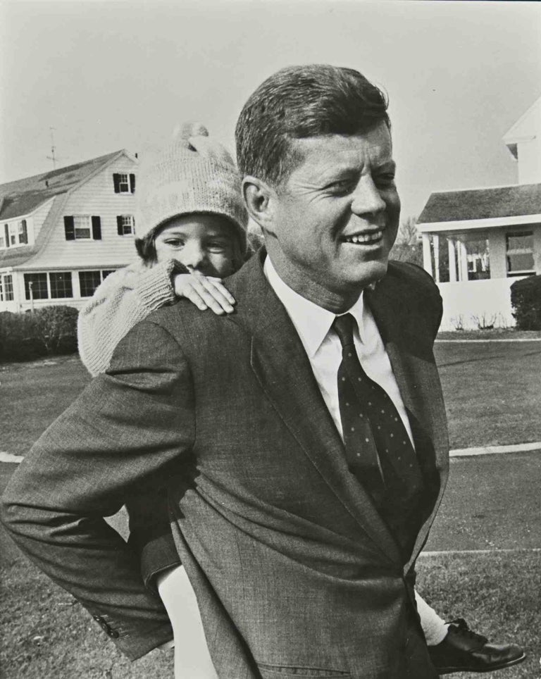 Unknown - President Kennedy with his Daughter - Vintage Photograph ...