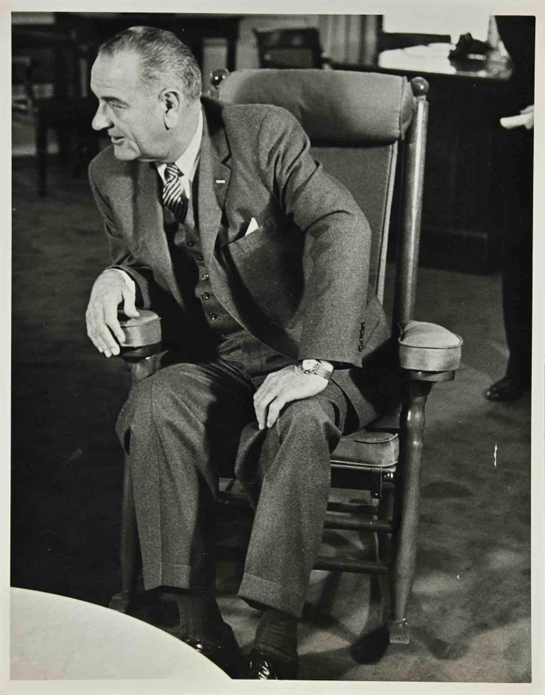 Unknown - President Lyndon Johnson - Vintage Photograph - 1963 For Sale ...
