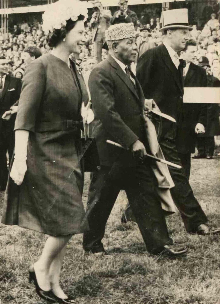 ANSA - Queen Elizabeth and Pres. Ibrahim Abboud of the Sudan, Lord ...