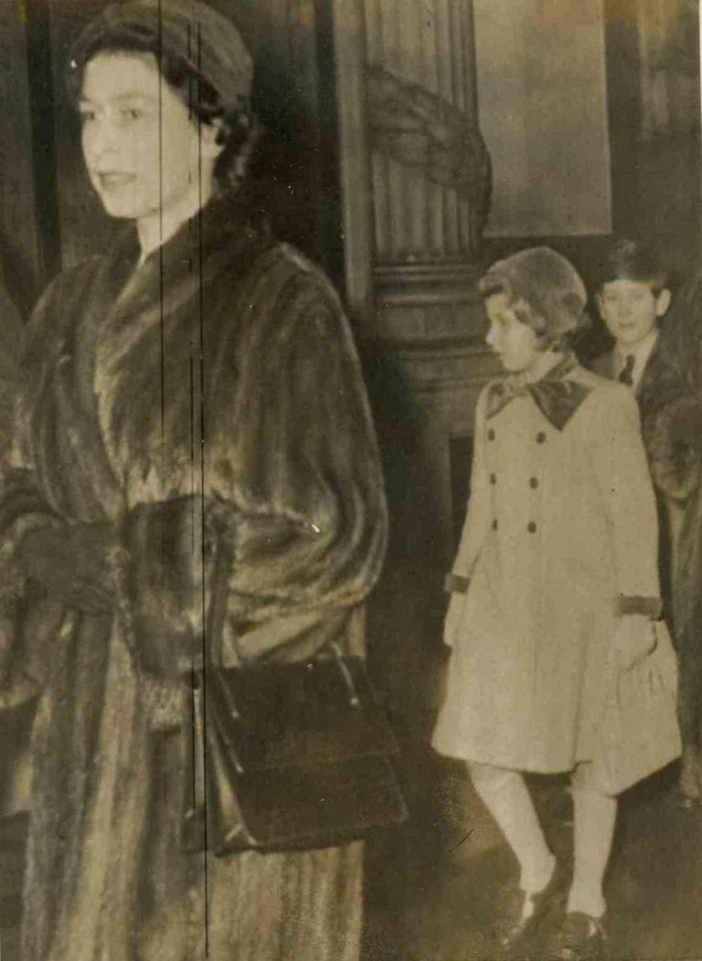 Associated Press - Queen Elizabeth with Princess Anne and Prince ...