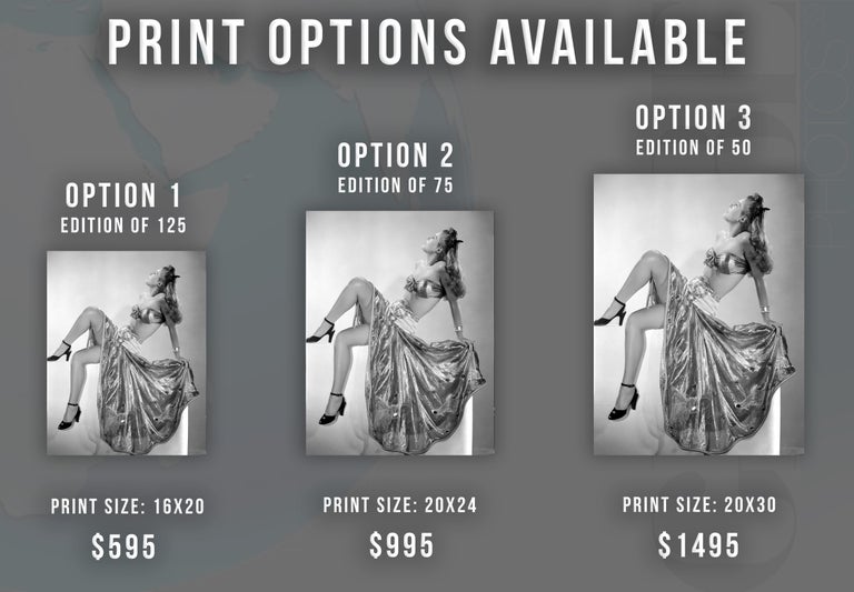 Unknown - Ramsay Ames Pinup in Metallic Movie Star News Fine Art Print ...