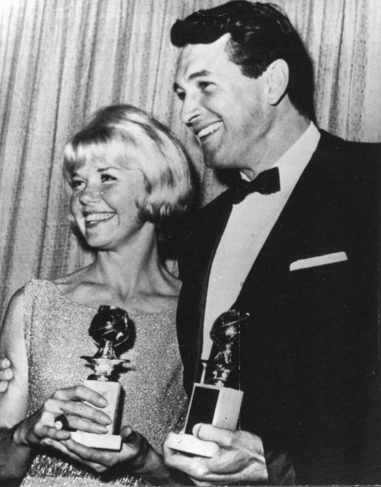 Unknown - Rock Hudson and Doris Day - b/w Photograph - 1960 For Sale at ...