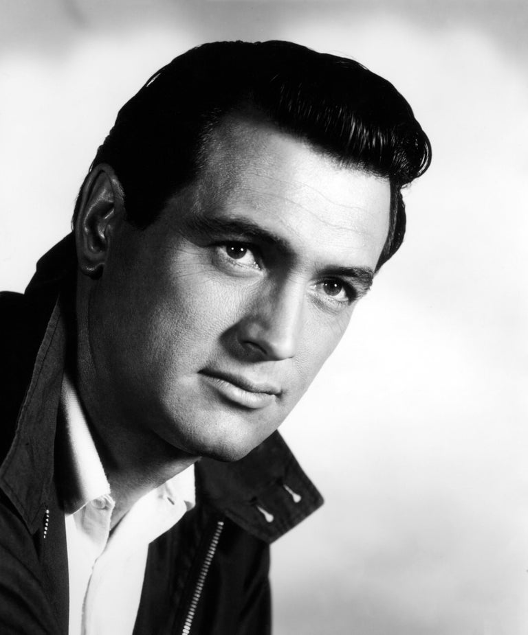Unknown - Rock Hudson Profile in the Studio Globe Photos Fine Art Print ...