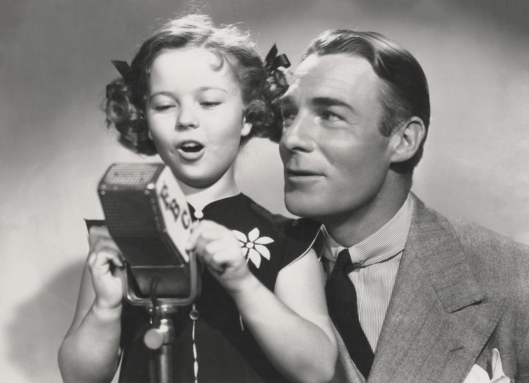 Unknown - Shirley Temple Singing with Jack Haley Fine Art Print For ...