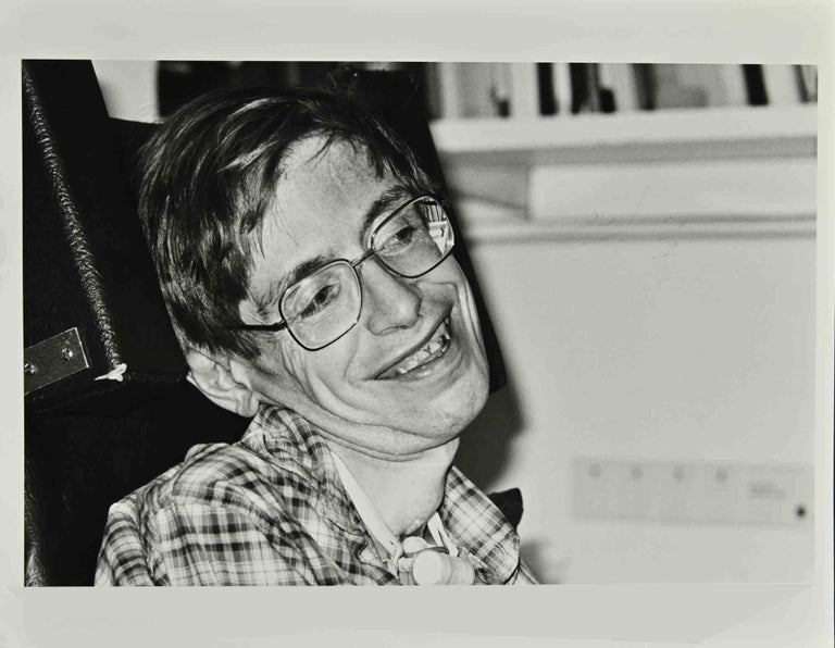 Unknown - Stephen Hawking - Vintage Photograph -1970s For Sale at 1stDibs