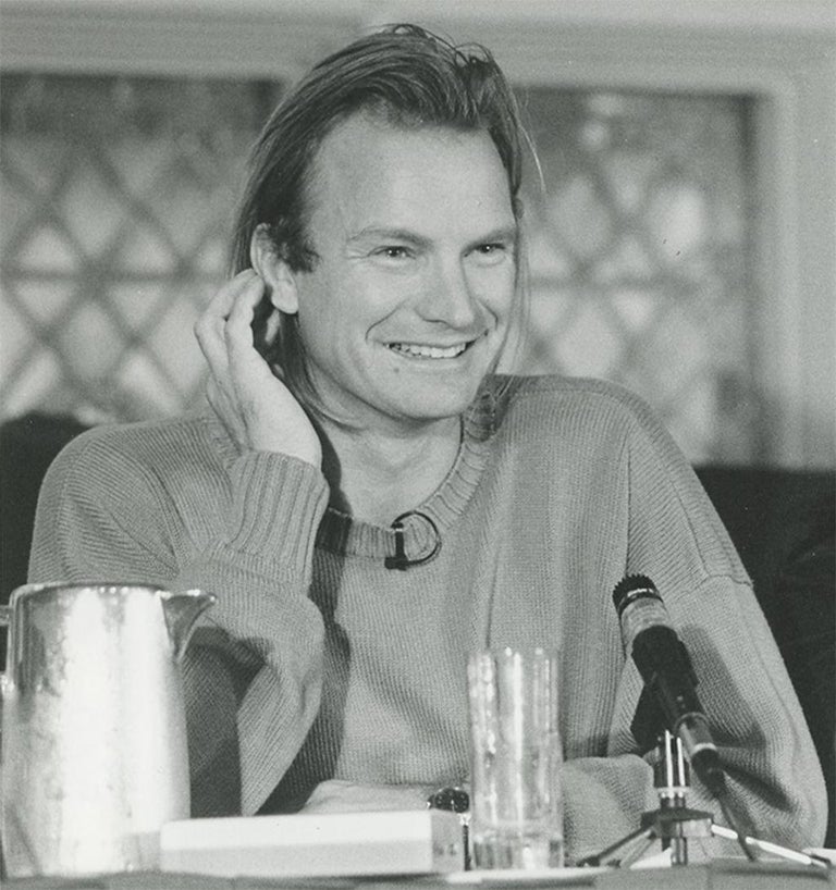 Unknown - Sting with Brazil's Amazon Chief Raoni Metuktire For Sale at ...