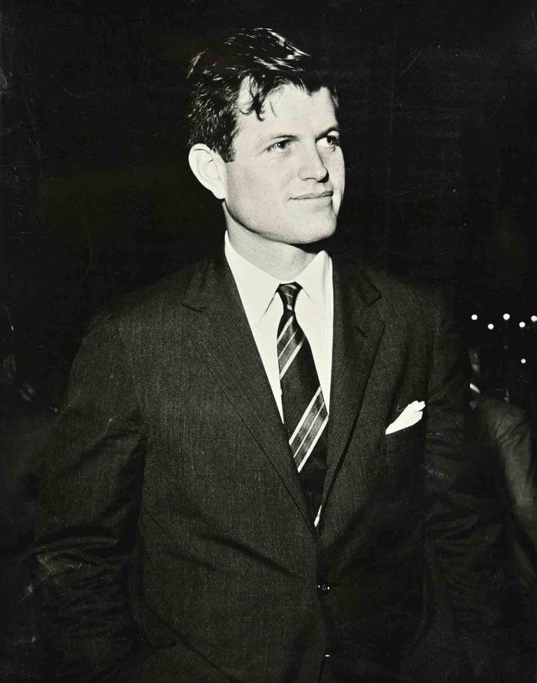 Unknown - Ted Kennedy - Vintage b/w Photo - 1960s For Sale at 1stDibs