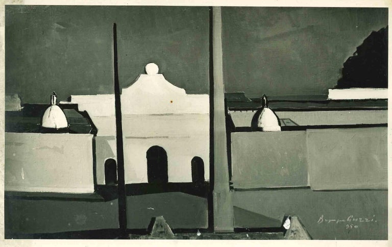 Unknown - Vintage Photograph of a Painting by Beppe Guzzi - Mid 20th ...