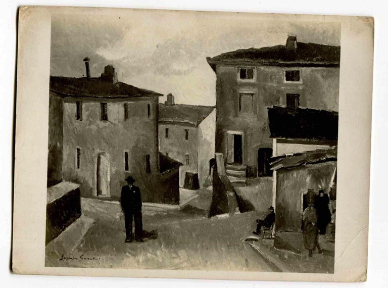 Unknown - Vintage Photograph of a Painting by Beppe Guzzi - Mid-20th ...