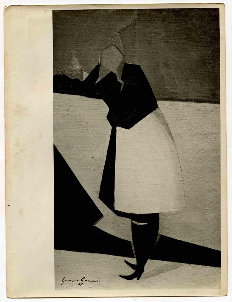 Unknown - Vintage Photograph of a Painting by Beppe Guzzi - Mid-20th ...