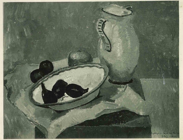 Unknown - Vintage Photograph of a Painting by Beppe Guzzi - Mid-20th ...