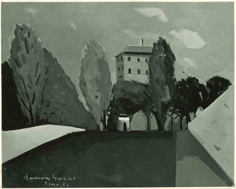 Unknown - Vintage Photograph of a Painting by Beppe Guzzi - Mid-20th ...