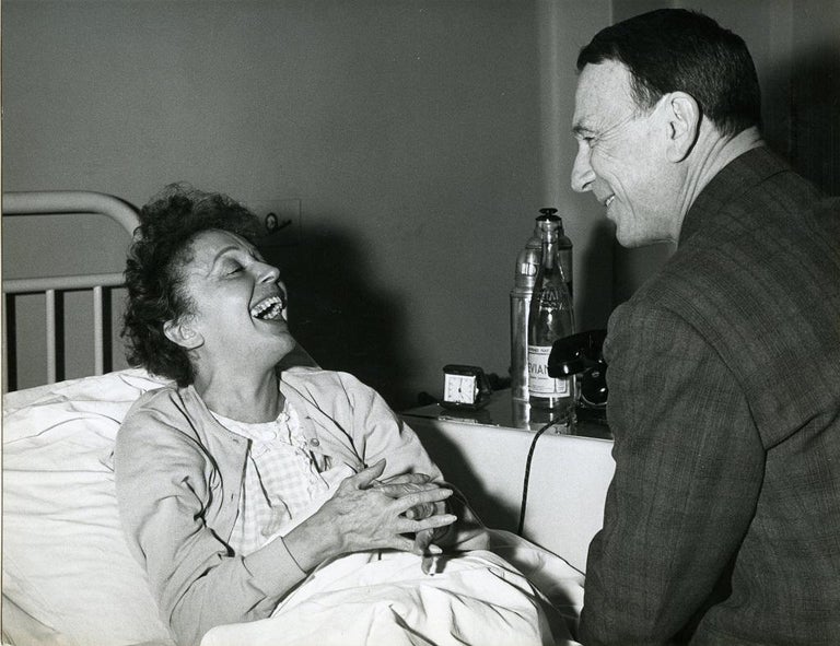 Unknown - Vintage Portrait of Edith Piaf Smiling - 1963 For Sale at 1stDibs