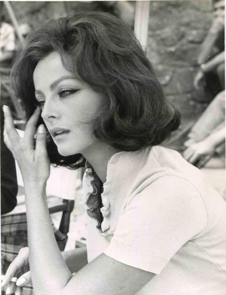 Unknown - Vintage Portrait of Virna Lisi - Vintage Photographic Print ...