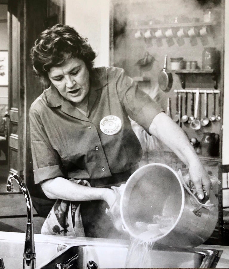 Unknown - Vintage Silver Gelatin Photograph Print Chef Julia Child ...