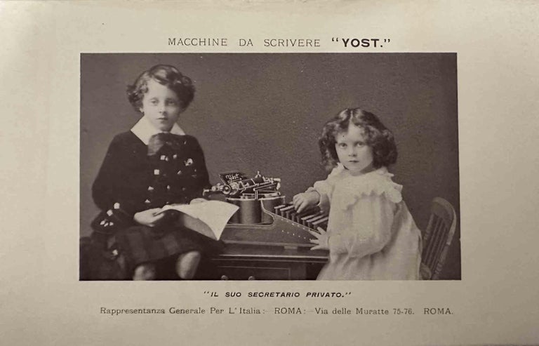 Unknown - Writing Machine - Vintage Photograph - Early 20th century For ...