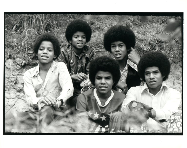 Unknown - Young Jackson 5 Posed Outdoors Vintage Original Photograph ...