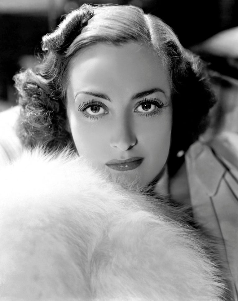 Unknown - Young Joan Crawford in Fur Globe Photos Fine Art Print For ...