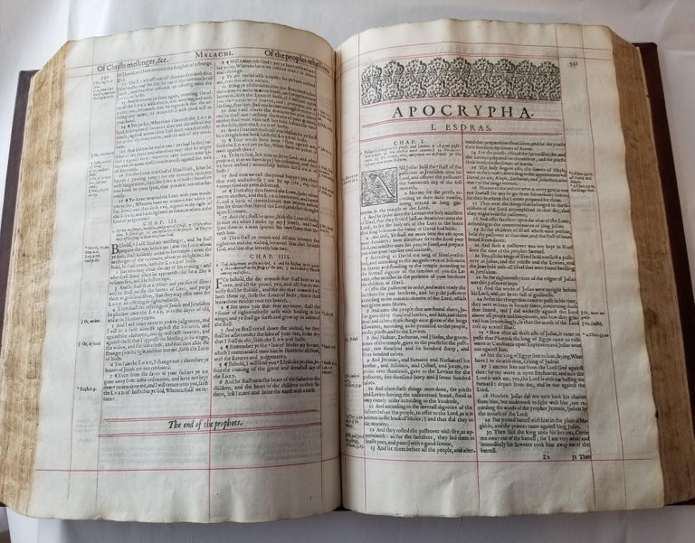 Unknown - 1629 Complete Cambridge Bible King James First Edition Folio ...