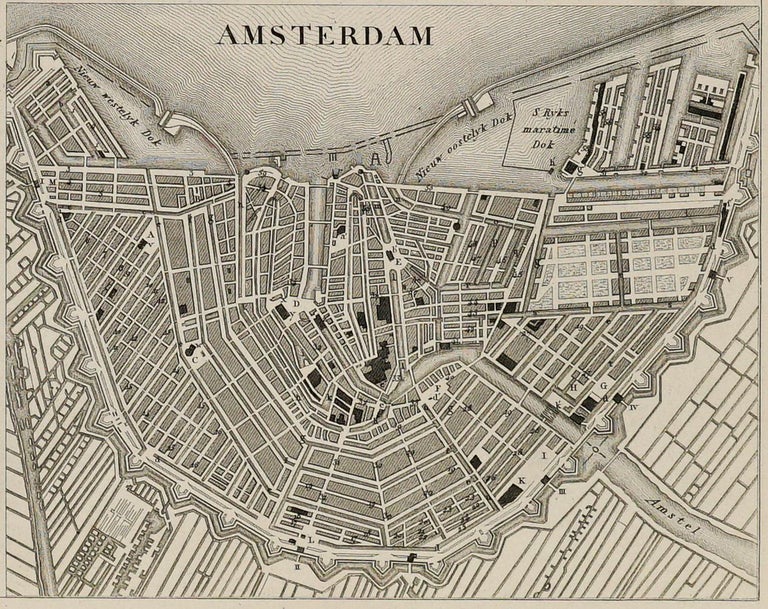 Unknown - 1880 Map of Copenhagen, Stockholm, Antwerp, and Amsterdam For ...