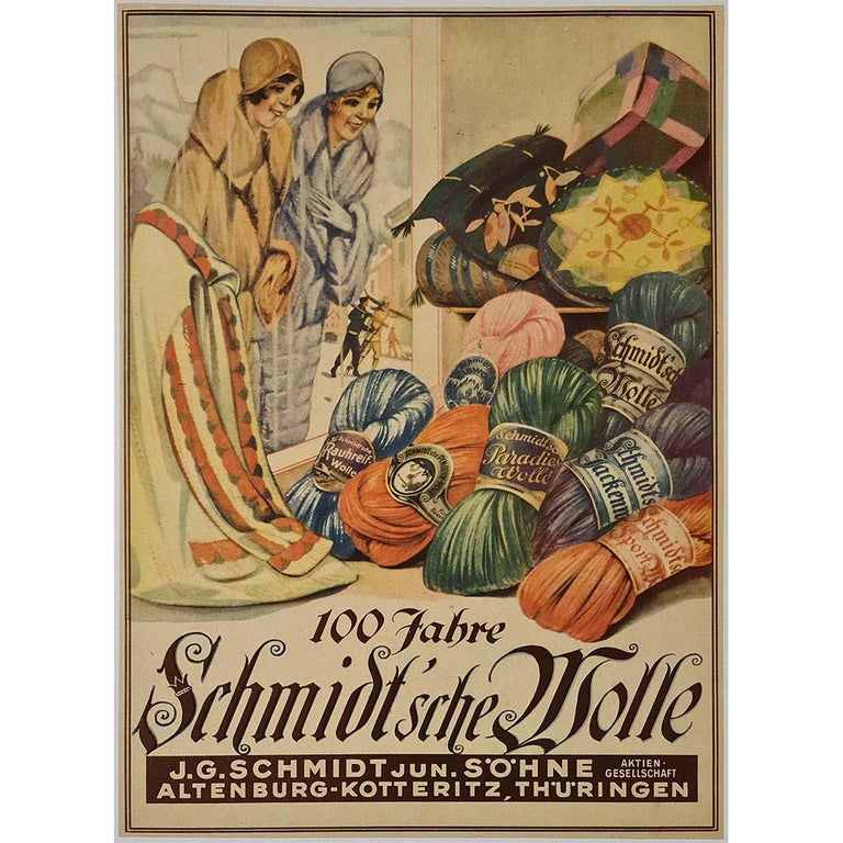 Unknown - 1930s Art Deco style poster to celebrate 100 years of Schmidt ...