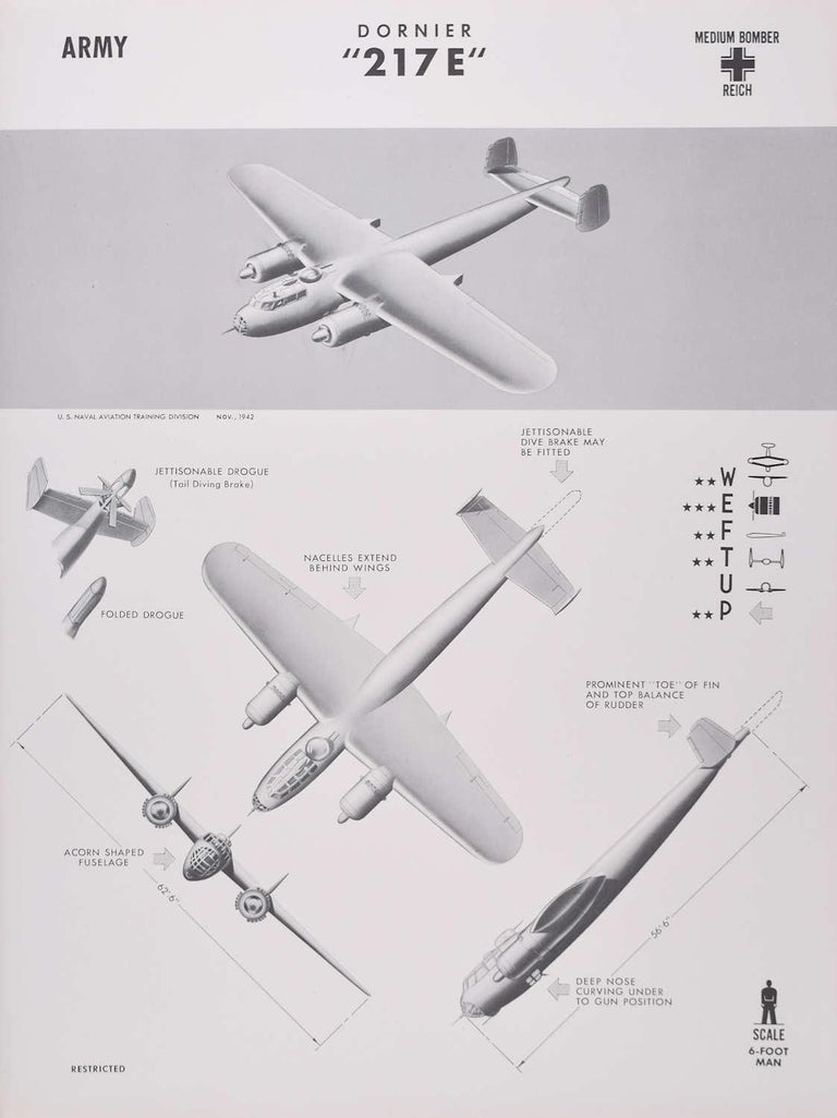 Unknown - 1942 Dornier "217E" German Reich medium bomber plane ...