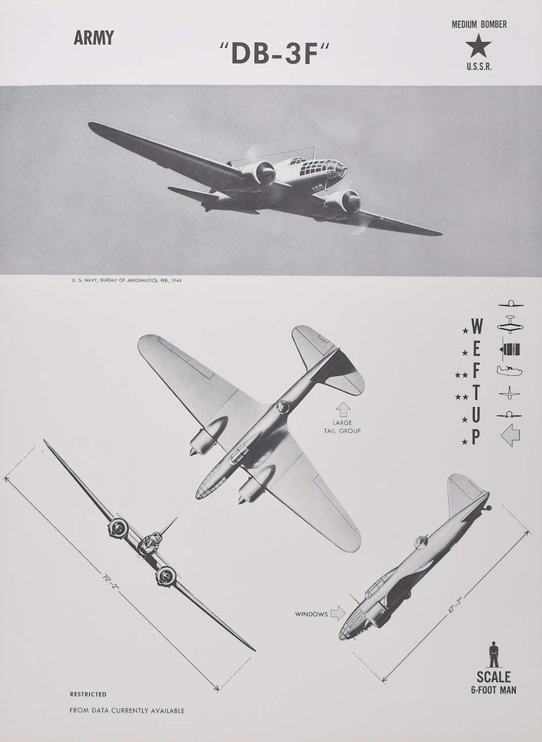 Unknown - 1944 Ilyushin "DB-3F" Russian USSR medium bomber ...