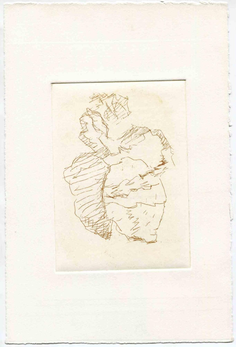 Unknown - Abstract Composition - Original Etching and Drypoint - Mid ...