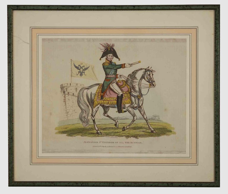 Unknown - L'empereur d'Alexandre - Lithographie originale - 1816 ...